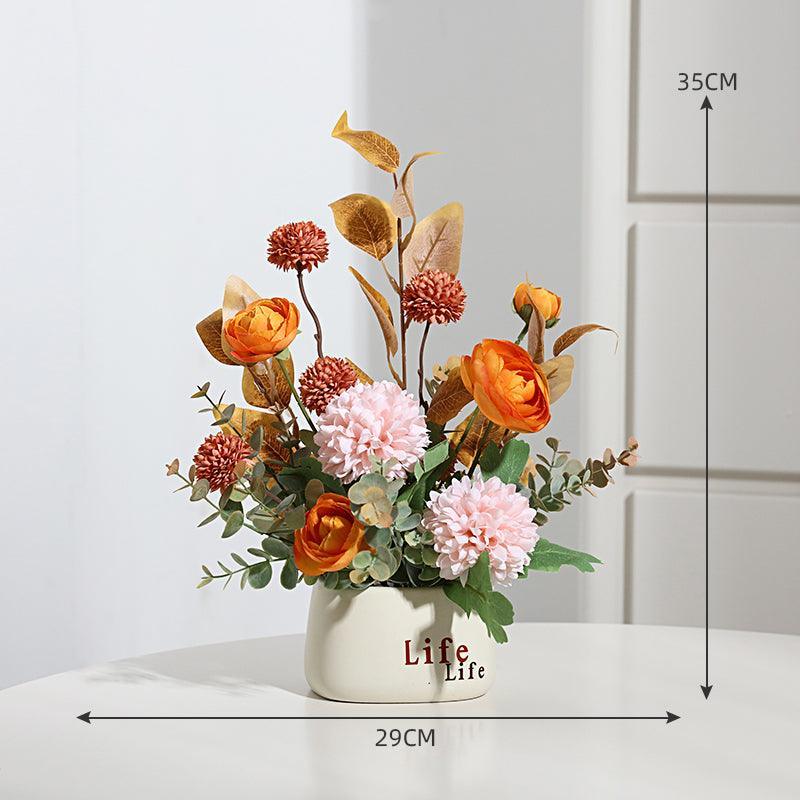 Simulation Floral ArrangementDried Flower BouquetHome Table Flower Arr